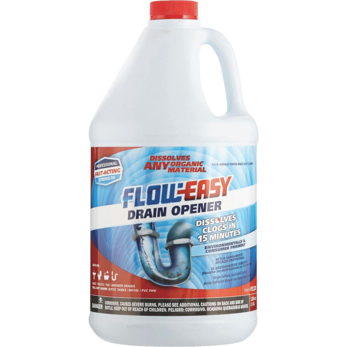 Flow-Easy 128 Oz. Liquid Drain Opener - Jacksonville, FL - Paschal ...