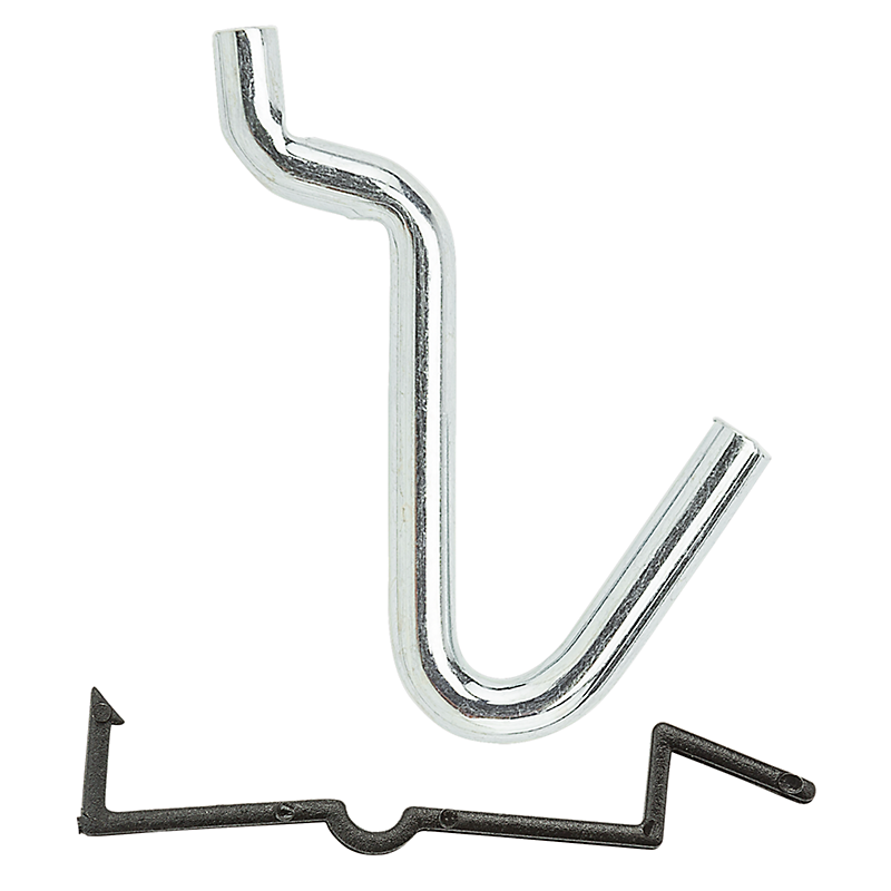 National Hardware Locking Curved Hooks 1/4", Zinc Plated - Jacksonville ...