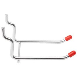 Pegboard Double Hook, Galvanized Steel, 3-In. - Jacksonville, FL ...