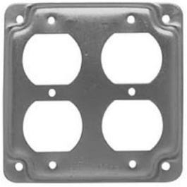 4-Inch Flat Corner Square Double Duplex Receptacle - Jacksonville, FL ...