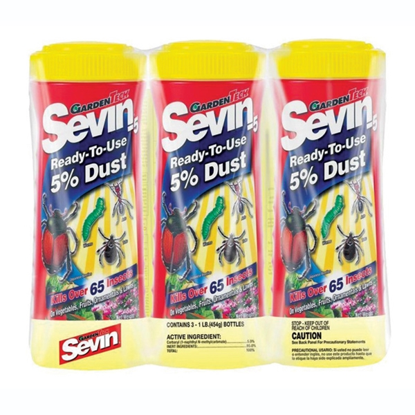 GARDENTECH SEVIN-5 READY TO USE 5% DUST 3 PACK - Jacksonville, FL ...