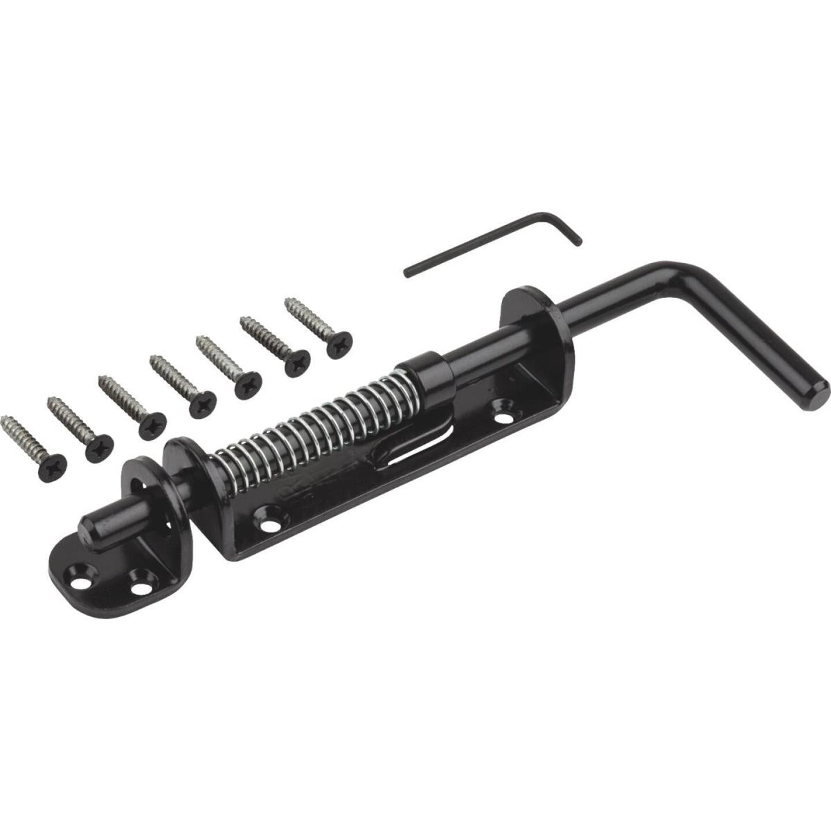 National Black Spring Loaded Heavy Duty Sliding Bolt - Jacksonville, FL ...