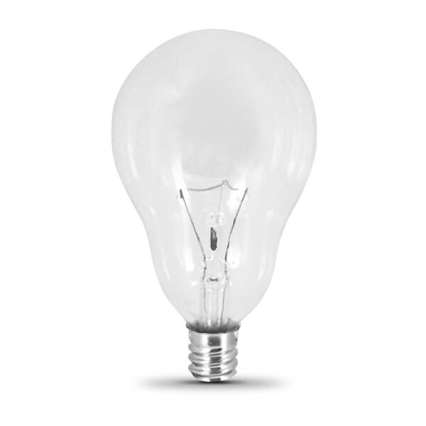 Feit Electric 40-Watt A15 Candelabra Base Clear Fan Incandescent ...